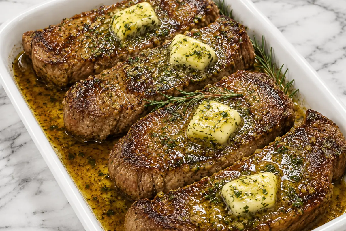 Juicy Garlic Butter Steak